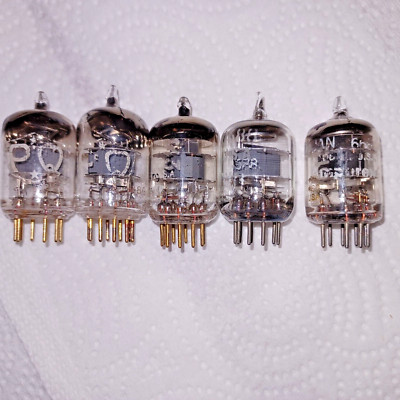 TV7D/U Test FIVE(5) Amperex E180F 6688 PQ & JAN Gold Pins Tektronix ...