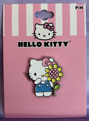 Hello Kitty Daisy Sanrio Enamel Pin By Neon Tuesday NEW | eBay