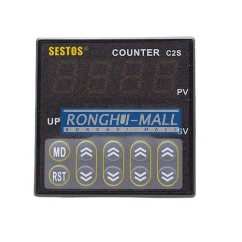 1PCS FOR SESTOS Four-digit preset value counter C2S-R-220 AC100-240V ...