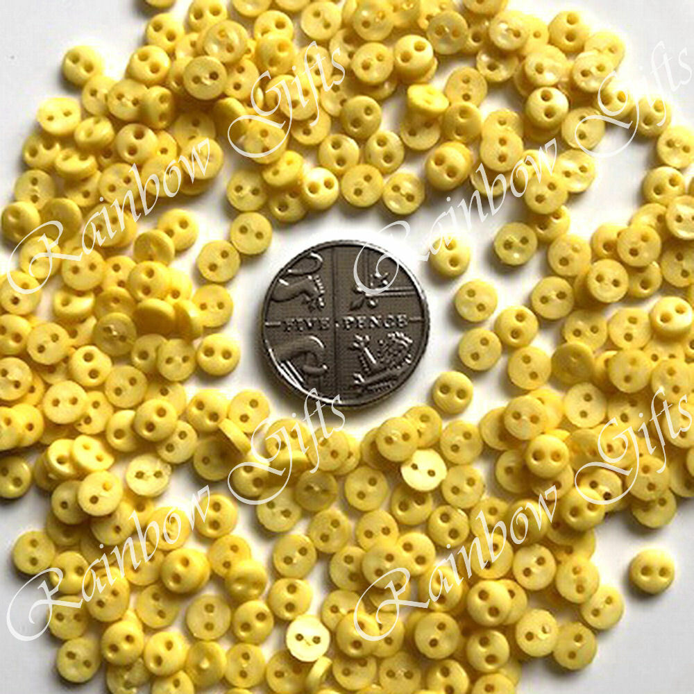 4mm MICRO BUTTONS MINI BUTTONS TINY DOLL CLOTHES BUTTONS SCRAPBOOKING ...