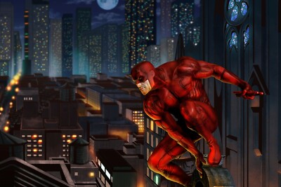 Daredevil city Night Poster (24x36 inches) Marvel Comics | eBay