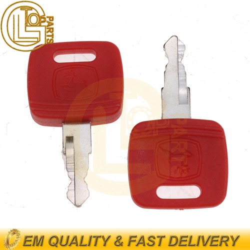 2PK Ignition Keys RE183935 for John Deere Tractors Combines & Sprayers ...