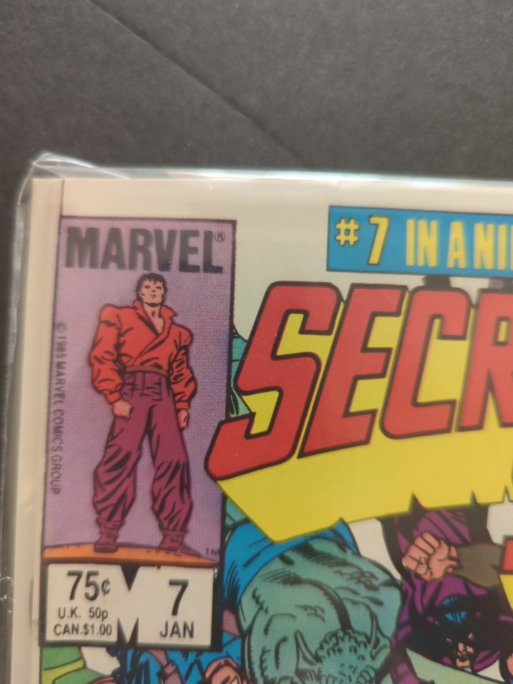 Bronze Age Marvel Comics Secret Wars Key Issue 7 High Grade VG Bob ...