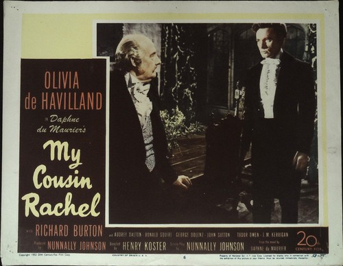 My Cousin Rachel Lobby Card #6 1953 Richard Burton staring at Ronald ...