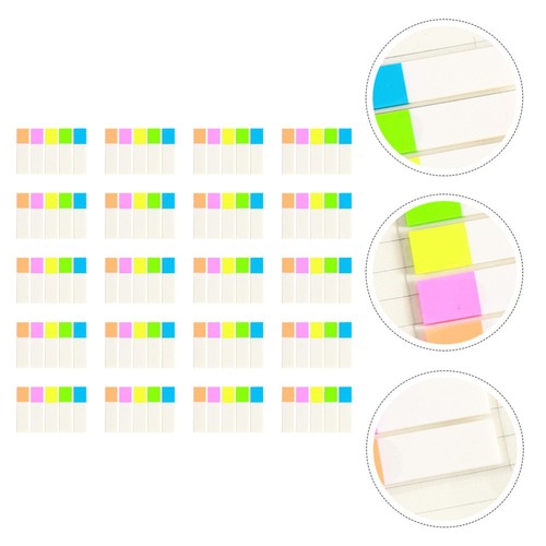 20 Sets Sticky Labels Colorful Index Sticker for Office School | eBay