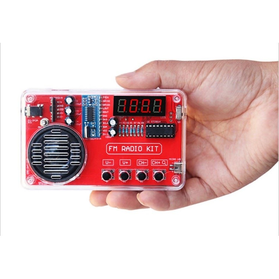 FM Radio DIY Kit Electronic Assembly Soldering Practice kit 50108 MHz ...