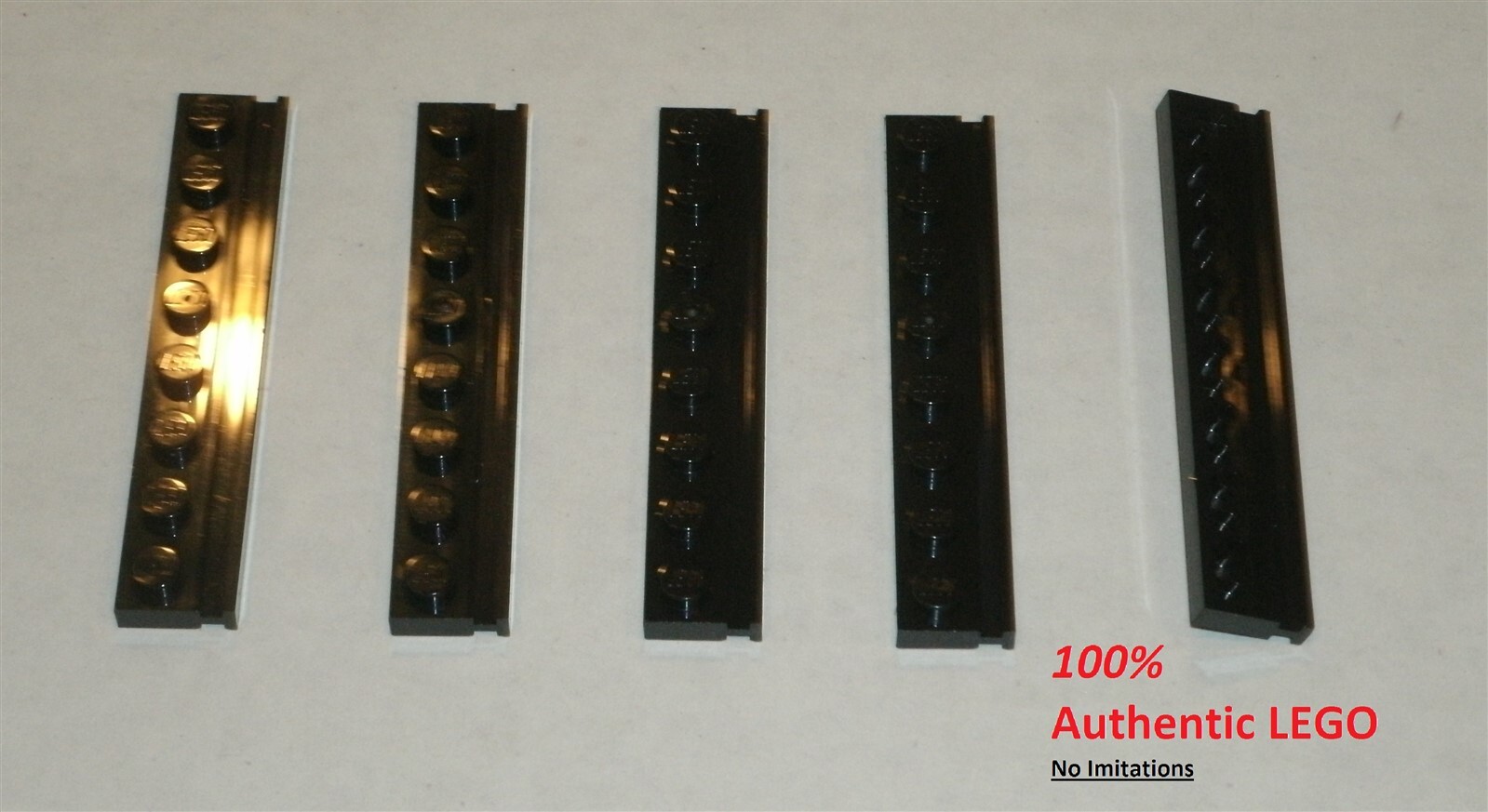 LEGO NEW 1x8 Black Plate with Door Rail (5x) 4286009 Brick 4510 | eBay