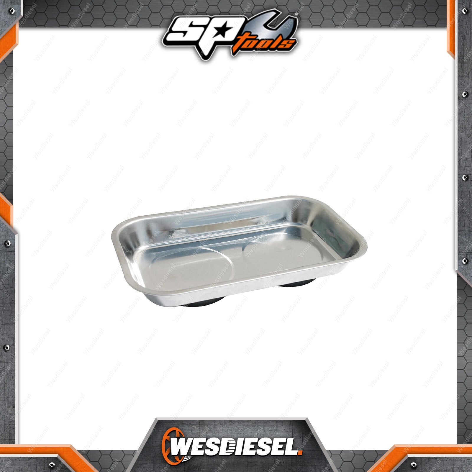 SP Tools Parts Tray - 140mm x 240mm Magnetic Based Stainless Steel ...