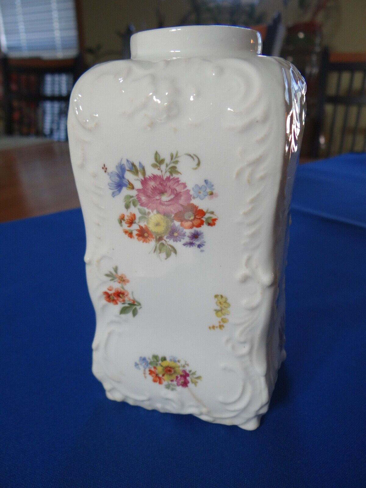 Antique Bishop & Stonier Porcelain Jar Vanity or Tea Canister England ...