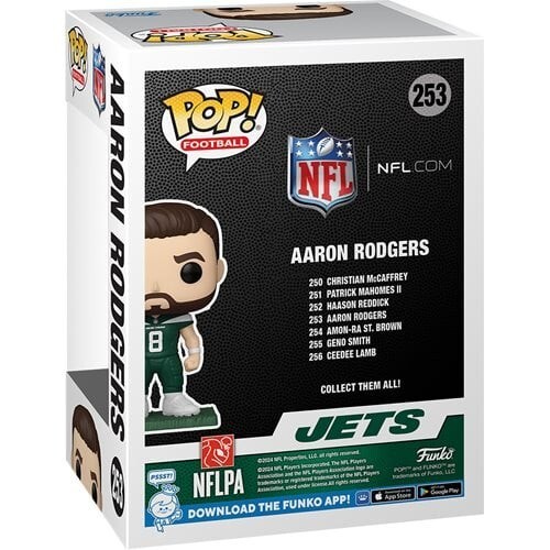 Aaron Rodgers Funko Pop! NFL Vinyl Figure #253 New York Jets | eBay