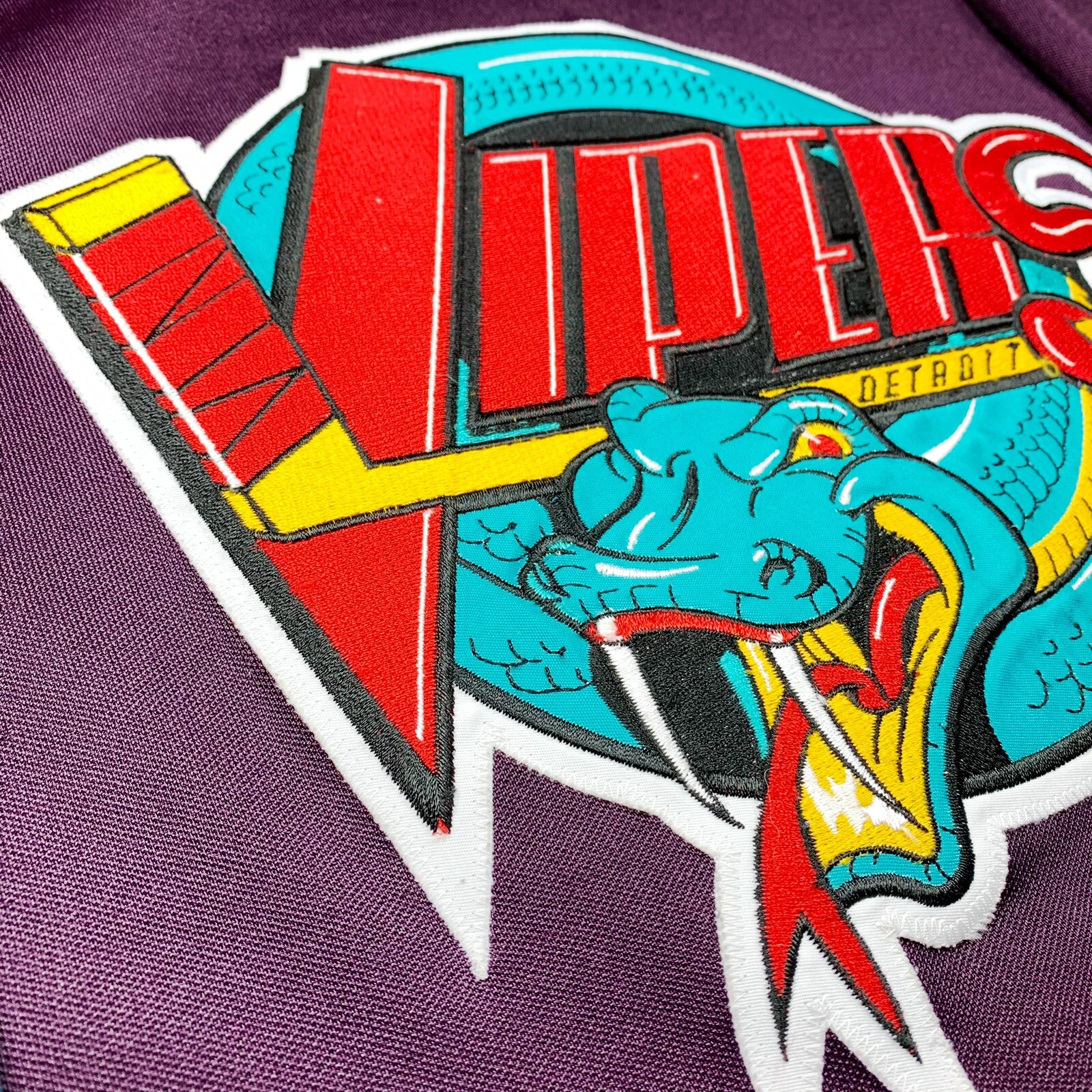 Rare VTG IHL Detroit Vipers Authentic On Ice Bauer Hockey Jersey. Size ...