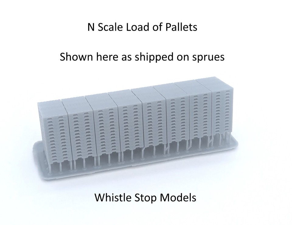 N Scale Pallet Flat Car Load. Load only no car | eBay