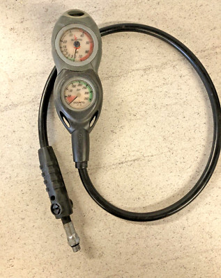 Suunto Scuba Diving Double SPG & Depth Gauge Scuba Diving Equipment | eBay