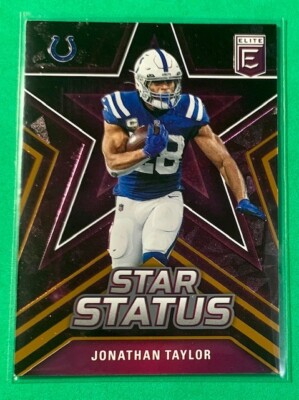 2023 PANINI DONRUSS ELITE STAR STATUS ORANGE JONATHAN TAYLOR - #68/99 ...
