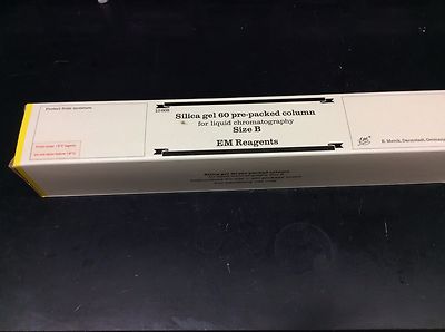 Silica gel 60 pre-packed Column for liquid chromatography - Size A&B EM ...