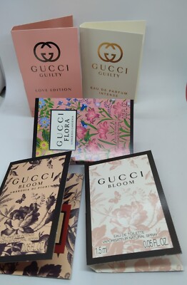 GUCCI Women's Perfume Collection Mini Vials 5pc Set | eBay