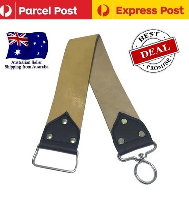 Leather Strop Strap Straight Cut Razors Barber Razor Sharpening Belt ...