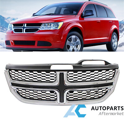For 2011-2020 Dodge Journey Front Grille Bumper Upper Grilles Chrome | eBay