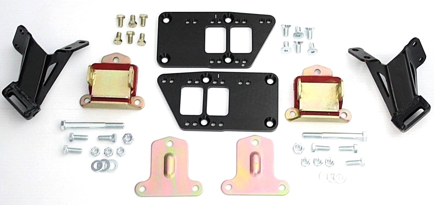 55-57 Chevy Bel Air LS Engine Conversion Motor Mounts Swap Kit LS1 LS2 ...