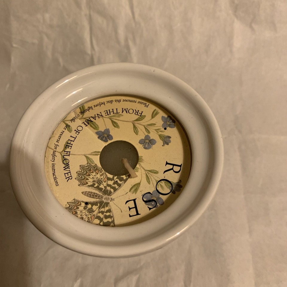 History & Heraldry Stoneware Mini Pot Candle Holder “Rose” | eBay UK