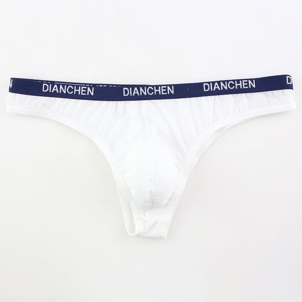 Low Rise Mens Ultra-Thin Ice Silk Briefs Underwear Slips Seamless ...