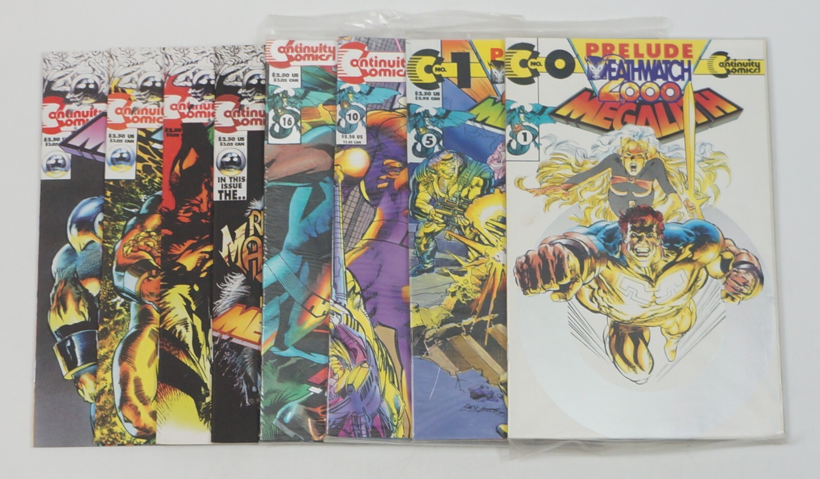 Megalith Vol. 2 #0 & 1-7 VF/NM complete series in bags with cards ...