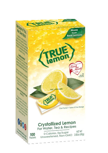 True Lemon Drink Mix, 2.82 Oz, Lemon, 100 Packets (Pack of 1) | eBay