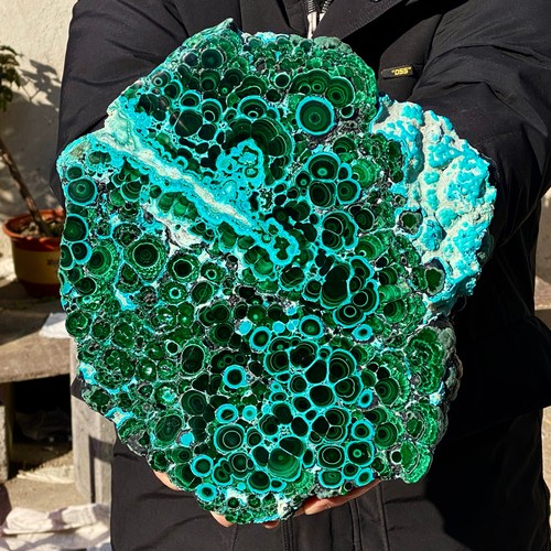 7.32LB Natural and Beautiful Blue Green Malachite Sample Restoration | eBay