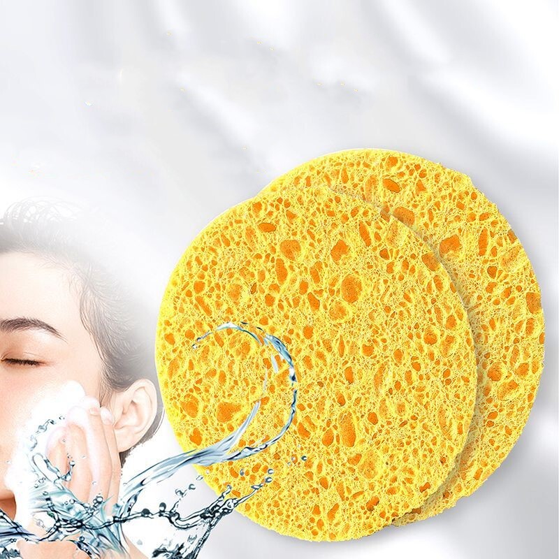10~100Pcs Compressed Facial Sponges Round Cleansing Make Up Face ...