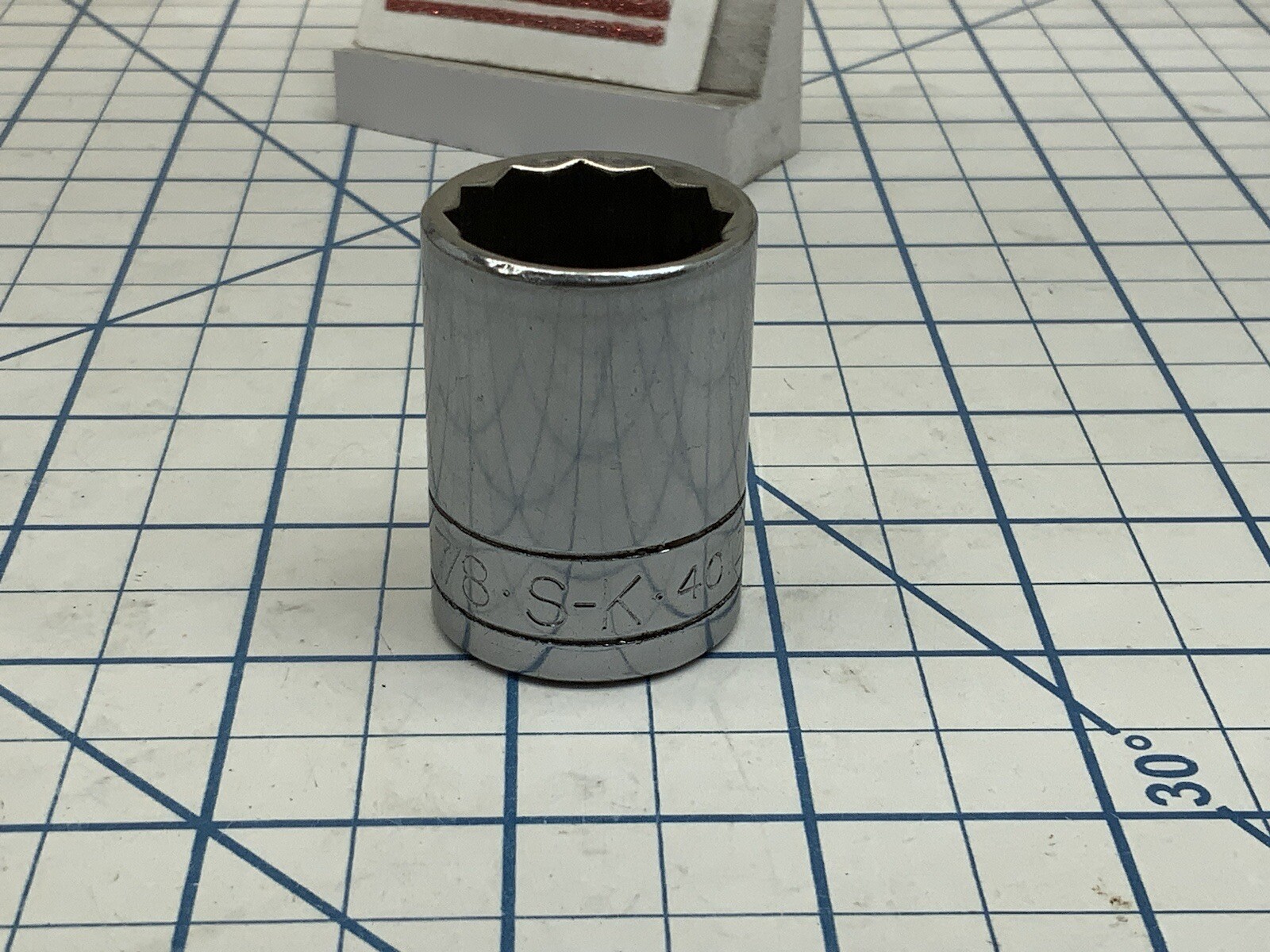 SK S-K 1/2 drive 12pt Socket, 40128, Size 7/8in., USA Orange Tag | eBay