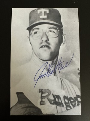 JIM PANTHER Signed Photo 1972 Texas Rangers Autographed Autograph Auto ...