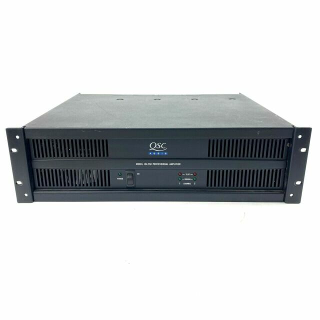 QSC ISA750 450W Power Amplifier - Black for sale online | eBay