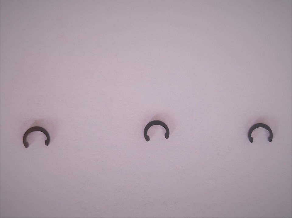 3 Stainless Recoil Spring Retaining C-Clips for Browning Buckmark Great ...