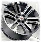 22" gunmetal machine OE replica 5822 wheels fits GMC Sierra Yukon ...
