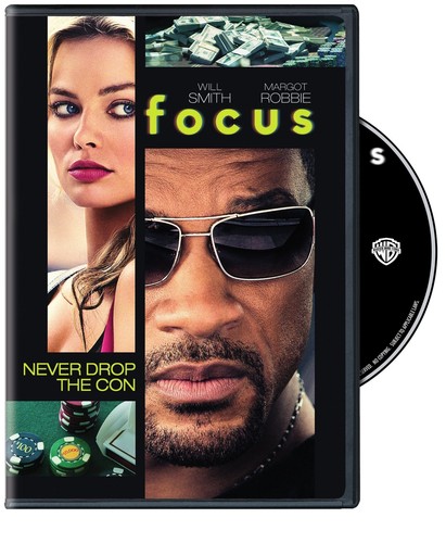 Focus (2015) (DVD) Will Smith Margot Robbie Rodrigo Santoro Gerald ...