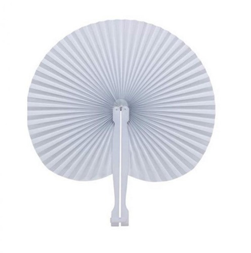 1~10PCS White Heart Shape Folding Fan Blank Fan Festival Hand Fans ...