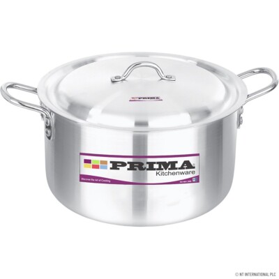 Heavy Duty Aluminium Casserole Dish Saucepan Stockpot Stew Pan Pot With ...