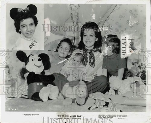 1975 Press Photo "The Mickey Mouse Club" star Annette Funicello and her ...
