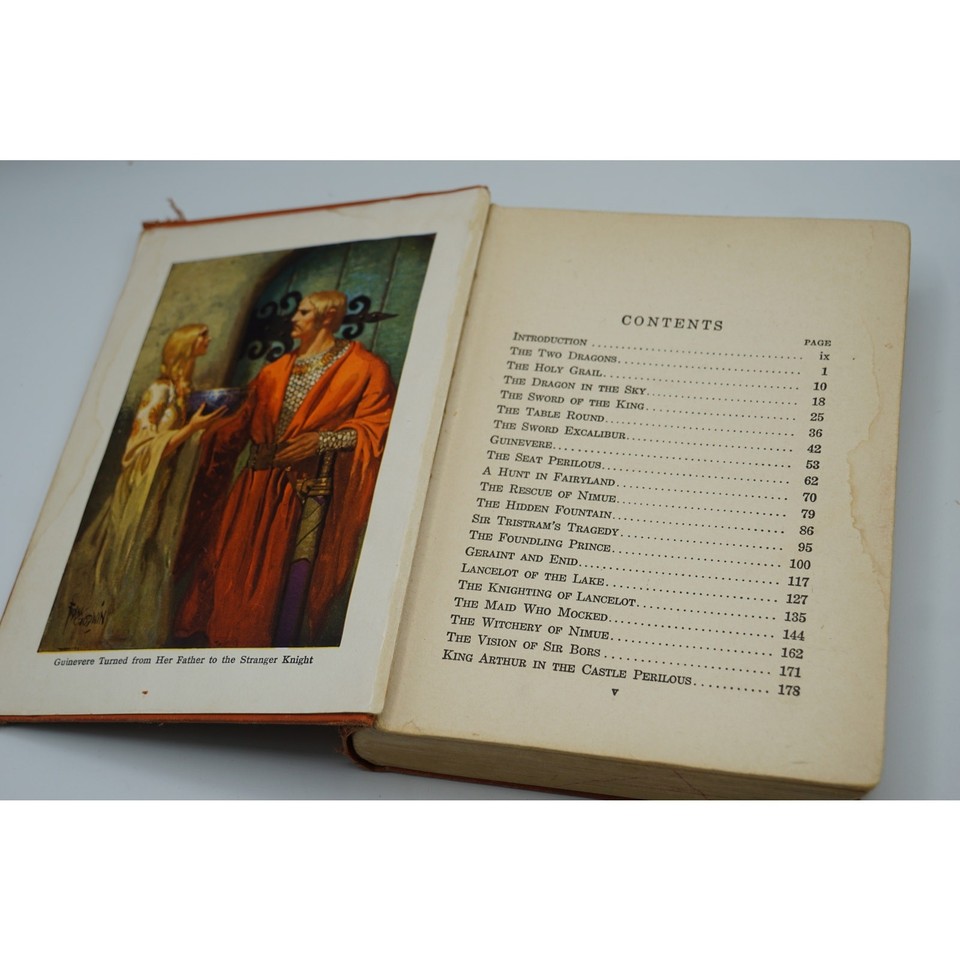 King Arthur And His Knights Frank Godwin Illustrated John C. Winston Co ...
