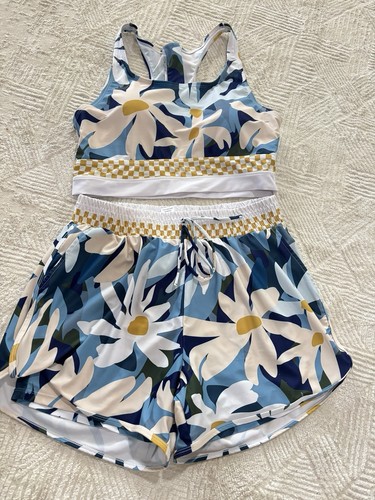 SeaFancy Women’s Swim Set Size Large with Built In Shorts and Bra | eBay