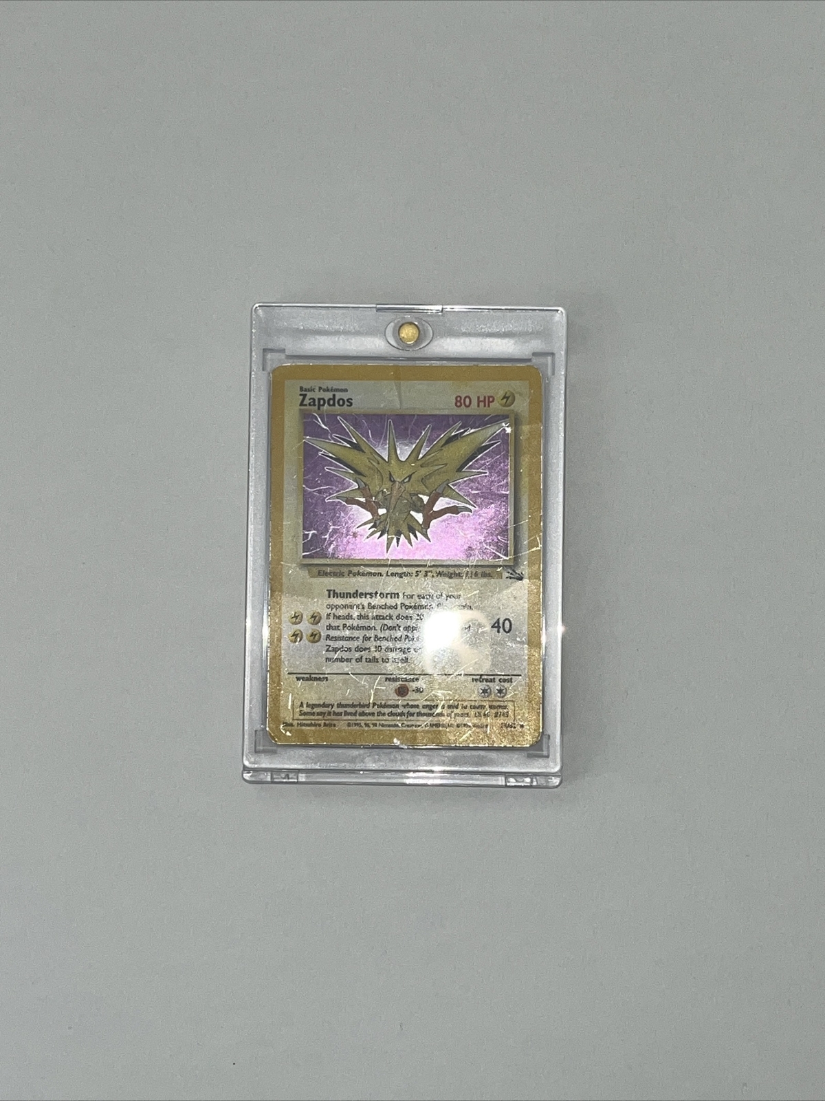 Pokémon TCG Zapdos Fossil 15 Holo 1st Edition Holo Rare | eBay