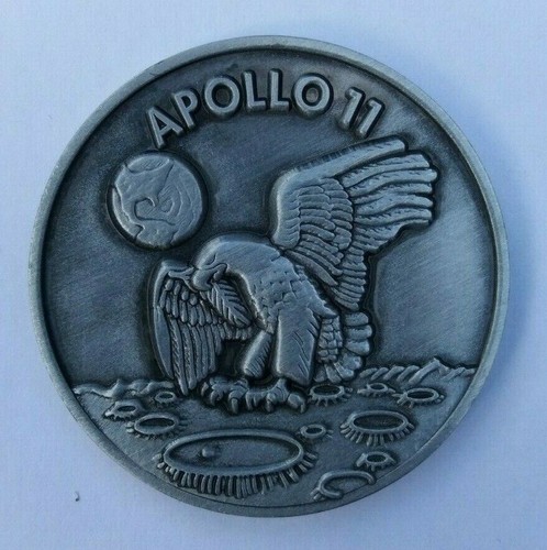 UK NASA APOLLO 11 50TH ANNIVERSARY (1969-2019) MOON LANDING SPACE MEDAL ...