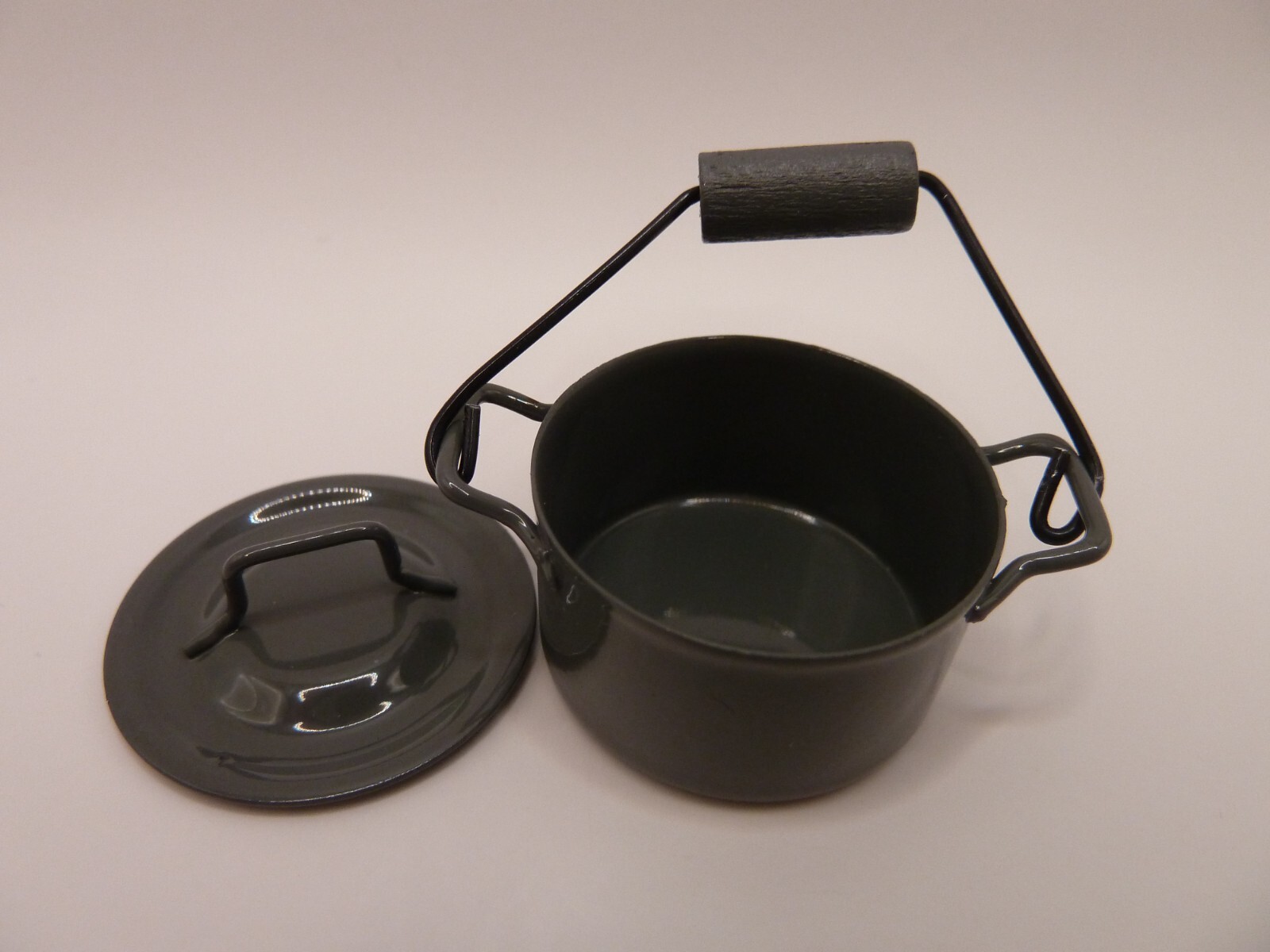 Dolls House Slop Bucket Grey Metal Kitchen Utility Miniature 1:12th ...