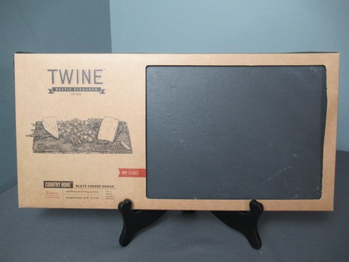 NIB Twine Rustic Elegance Country Home Slate Cheese Board Chalk Surface ...