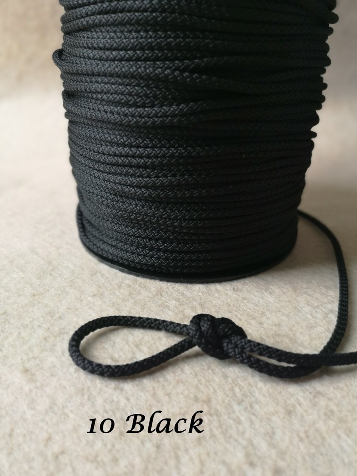 5mm Cord Drawstring Rope Polypropylene Strong String Craft Lacing ...
