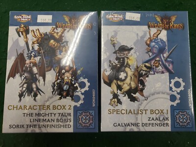Wrath of Kings Teknes Specialists box 1, Character box 2 | eBay