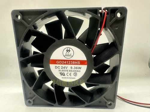 1 PCS GULF Fan GD241238HS DC24V 9.36W 12038 12CM 2 Wire cooling fan | eBay