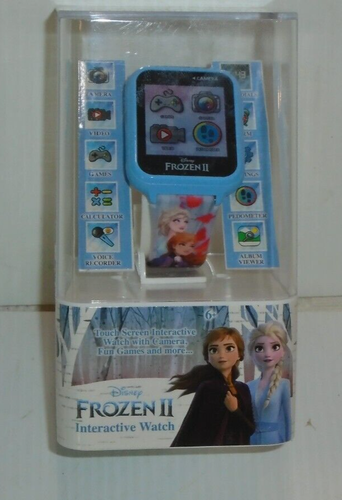 Disney Frozen 2 Interactive Games Kids Smart Watch Blue Camera Video ...