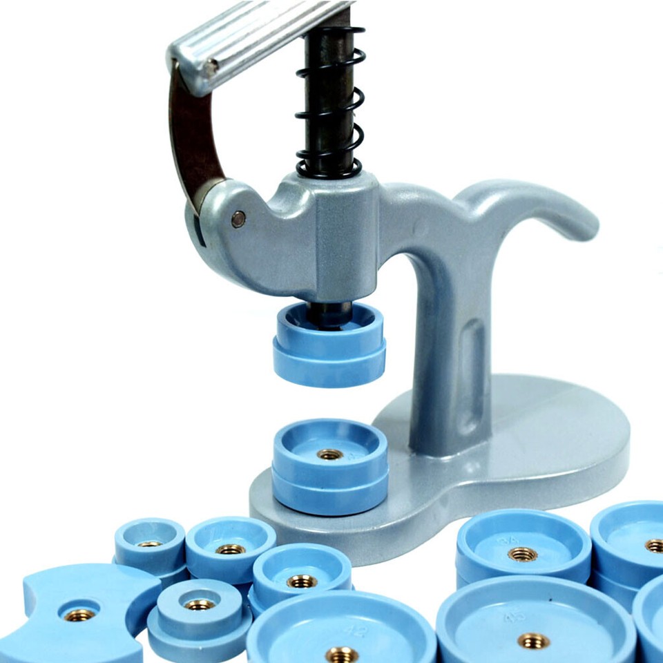 Watchmaker Tool Watch Press Set Back Case Closer Crystal Glass Fitting ...