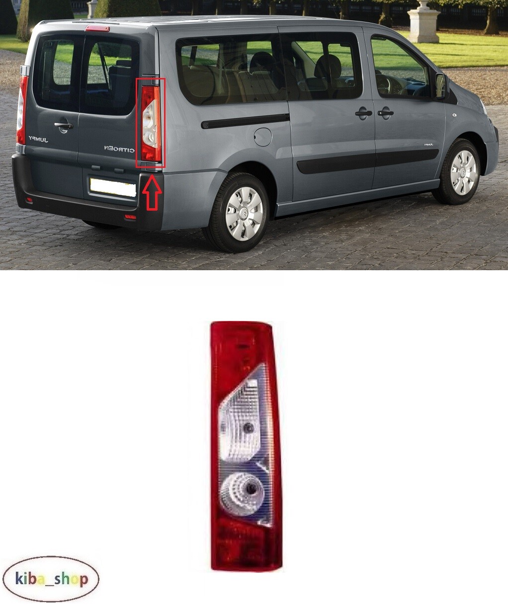 FOR CITROEN JUMPY DISPATCH 2007 - 2016 REAR TAIL LIGHT LAMP RIGHT O/S ...